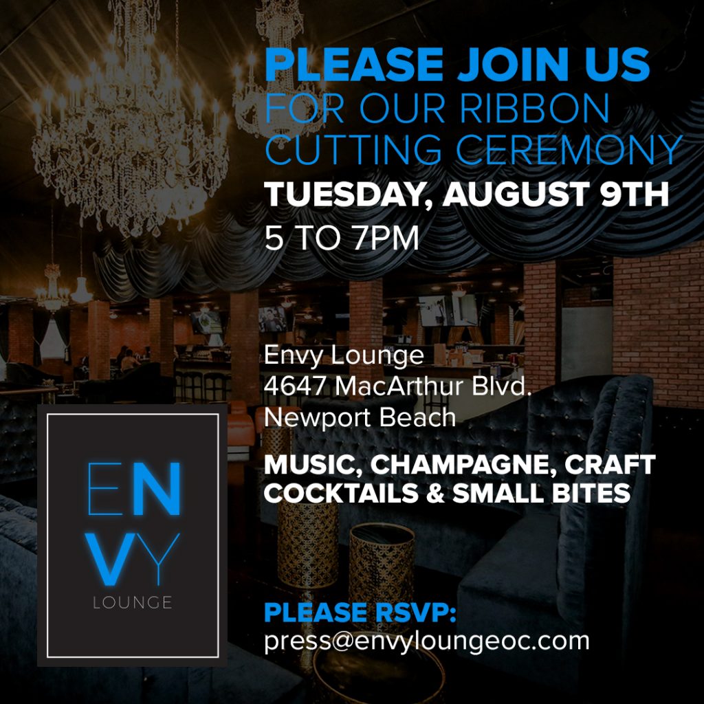 Envy Lounge Ribbon Cutting - Newport Beach Chamber of Commerce