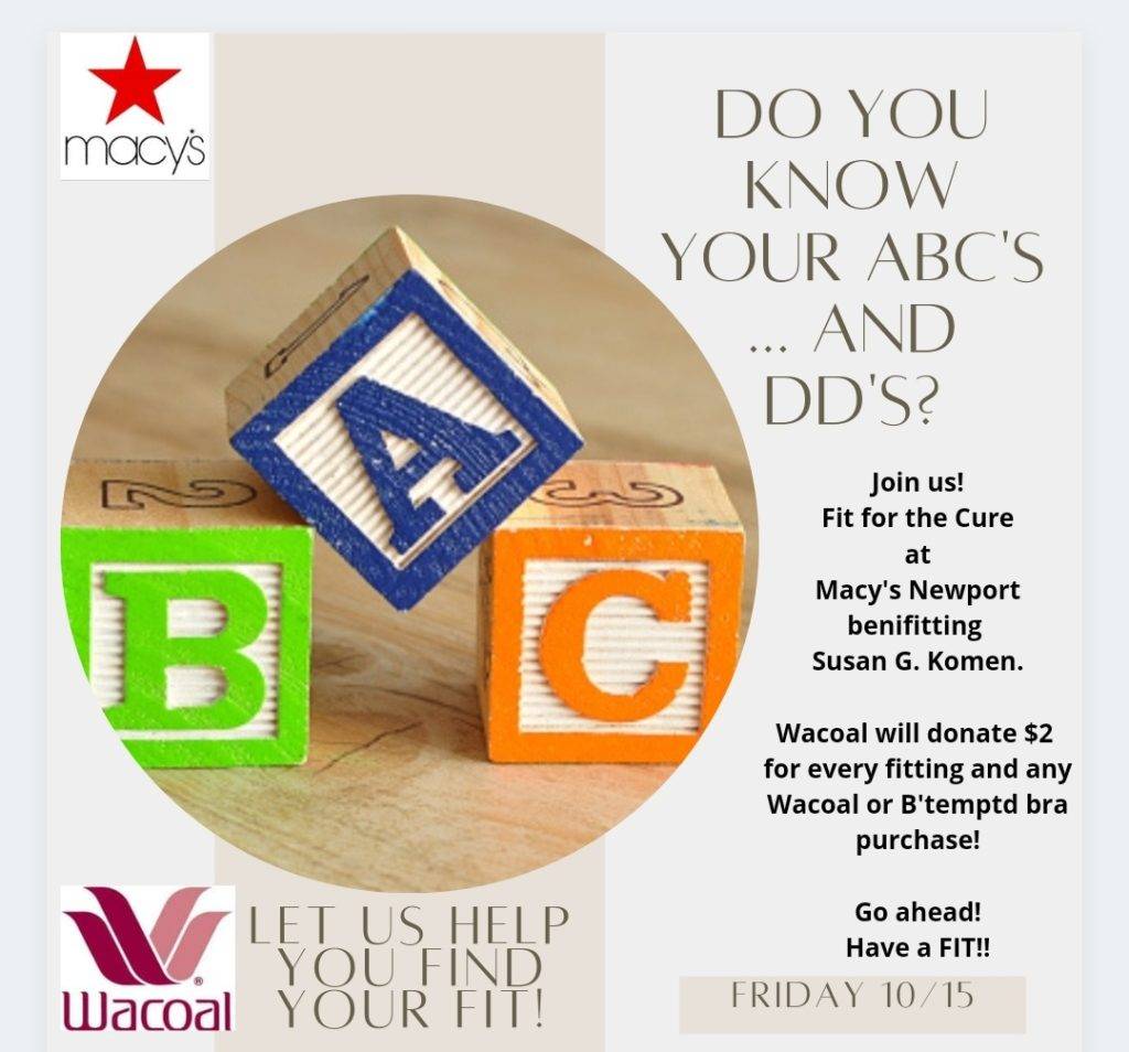 Macy's x Wacoal - Fit for the Cure! - Newport Beach Chamber of Commerce