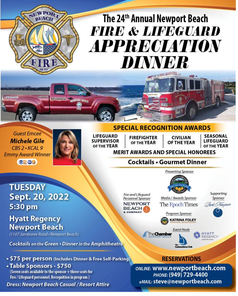 24th Annual Fire and Lifeguard Appreciation Dinner - Department ...