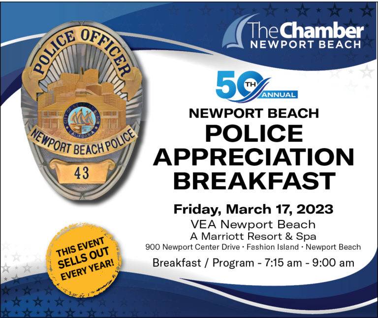 50th Annual Police Appreciation Breakfast - Newport Beach Chamber of ...