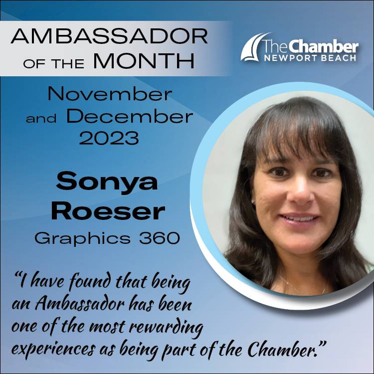 NOVEMBER & DECEMBER 2023 Ambassador of the Month - Sonya Roeser ...
