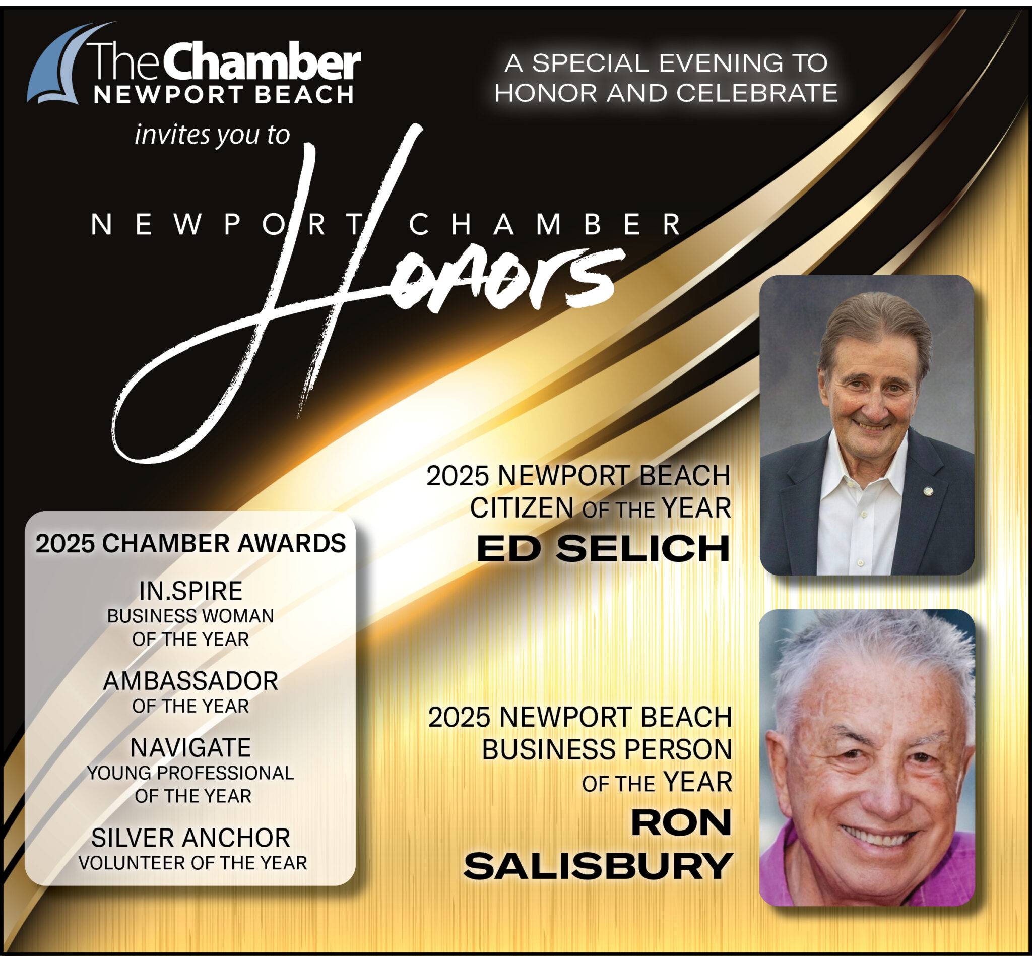 2025 Newport Chamber Honors - Citizen of the Year ED SELICH - Business ...
