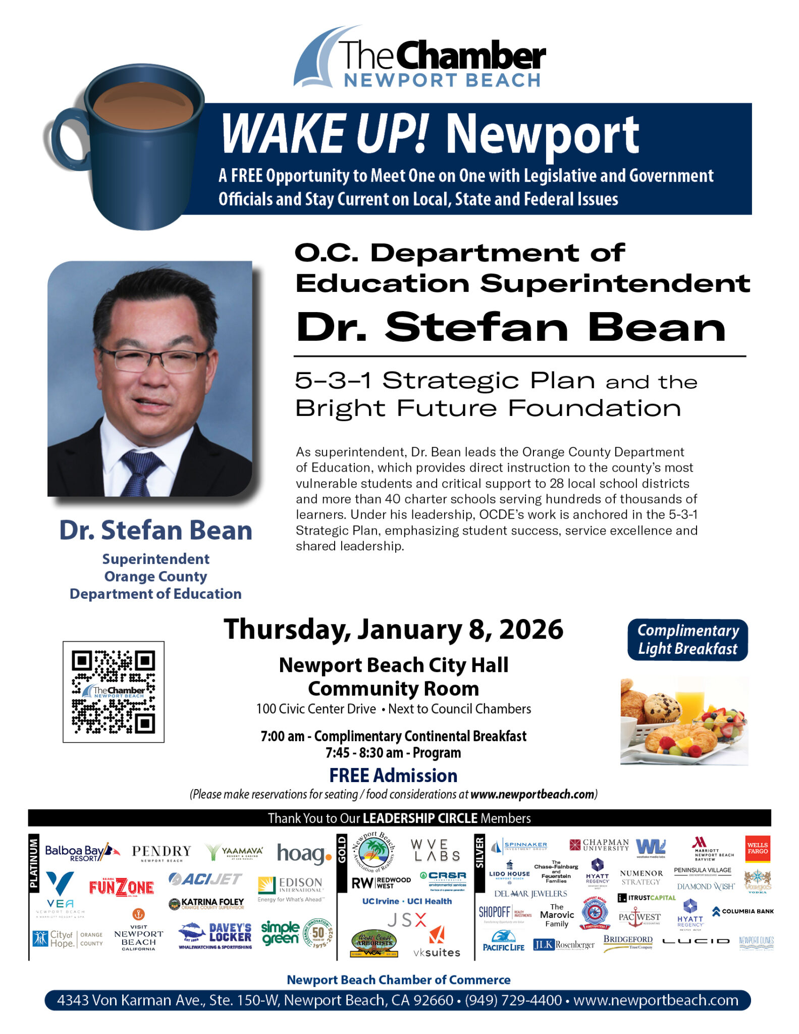 Wake Up! Newport - Dr. Stefan Bean - O.C. Department of Education ...