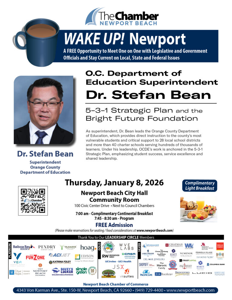 Wake Up! Newport - Dr. Stefan Bean - O.C. Department of Education ...